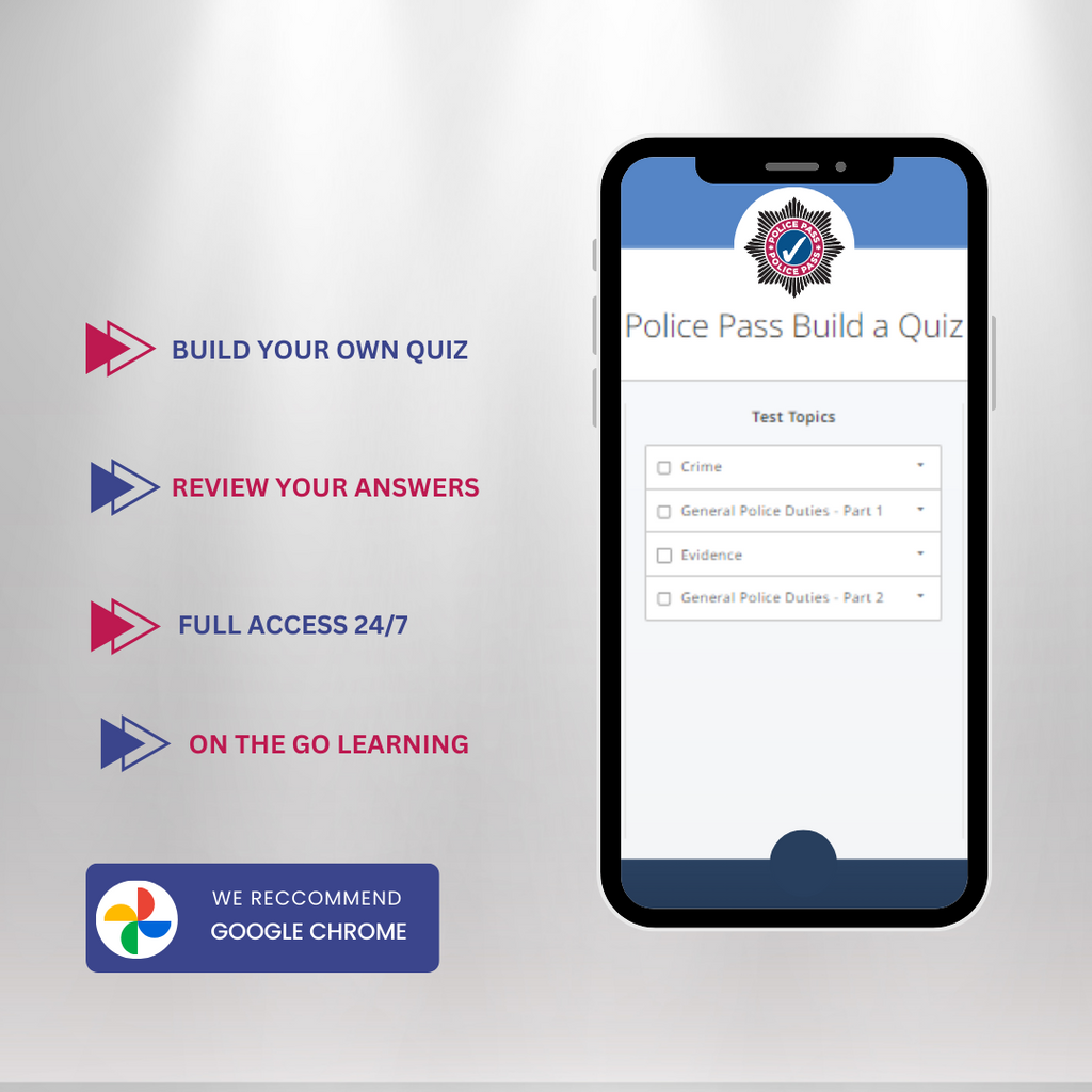 NPPF STEP 2 SERGEANT & INSPECTOR – MULTIPLE CHOICE QUESTION PACKAGE ...